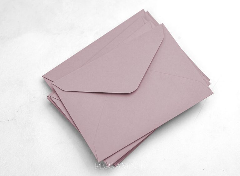 Envelope Cor de Rosa | Pergaminho Design