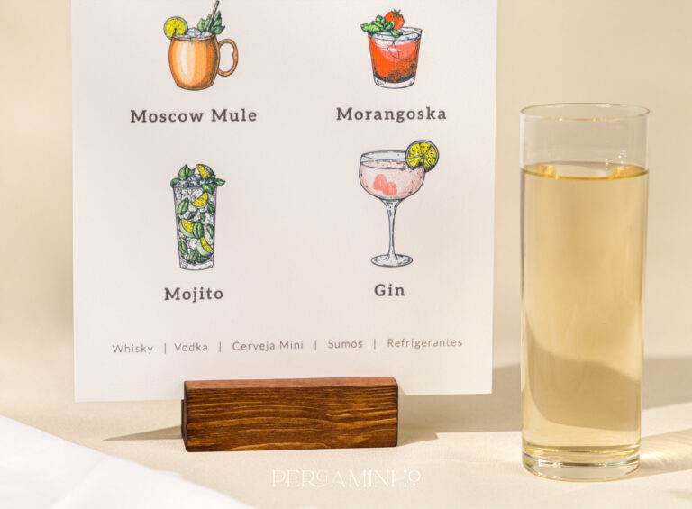 Placa de Bar - PVC - Pergaminho Design